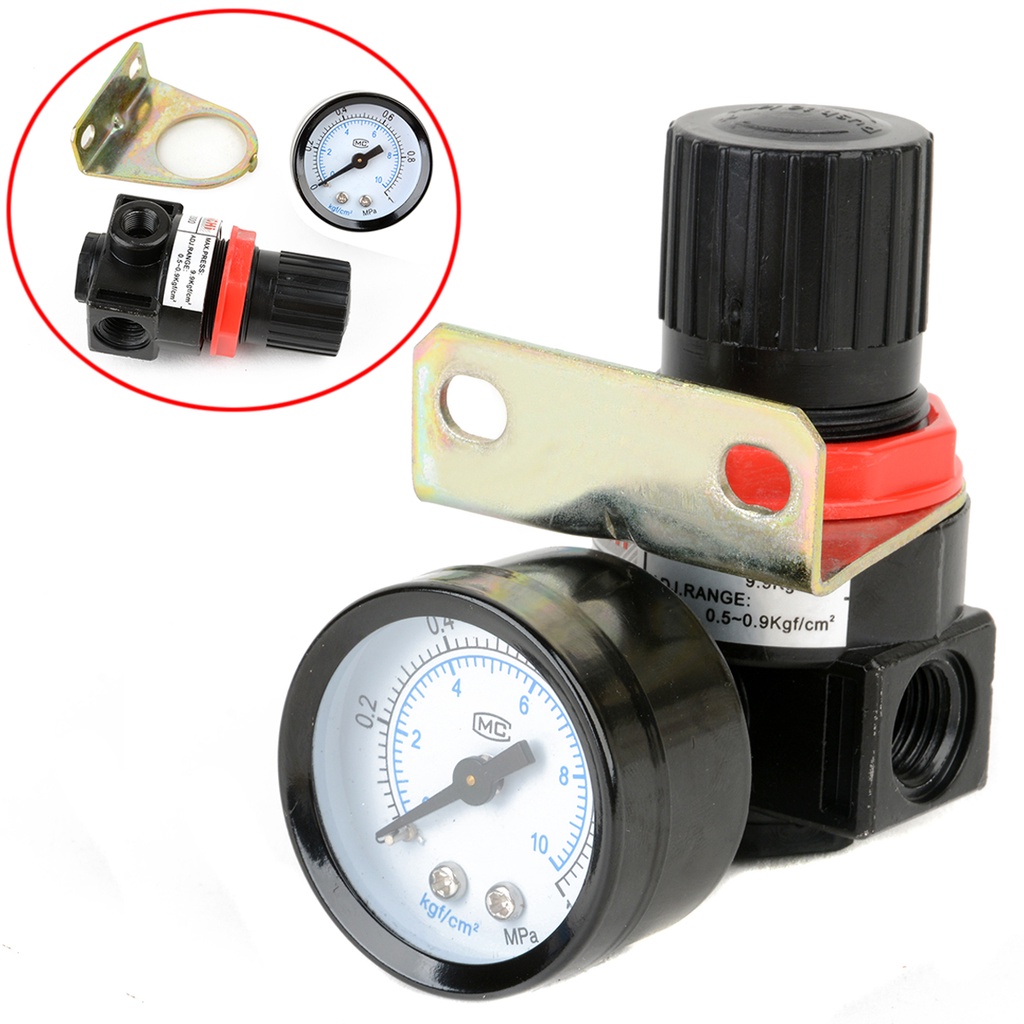 1pc New Air Control Pressure Gauge Compressor Relief Regulator ...
