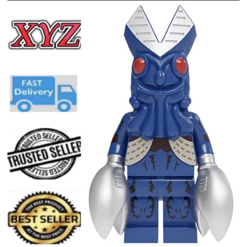 Alien Baltan Building Block Mini Figure (100% Ready Stock Fast Postage ...