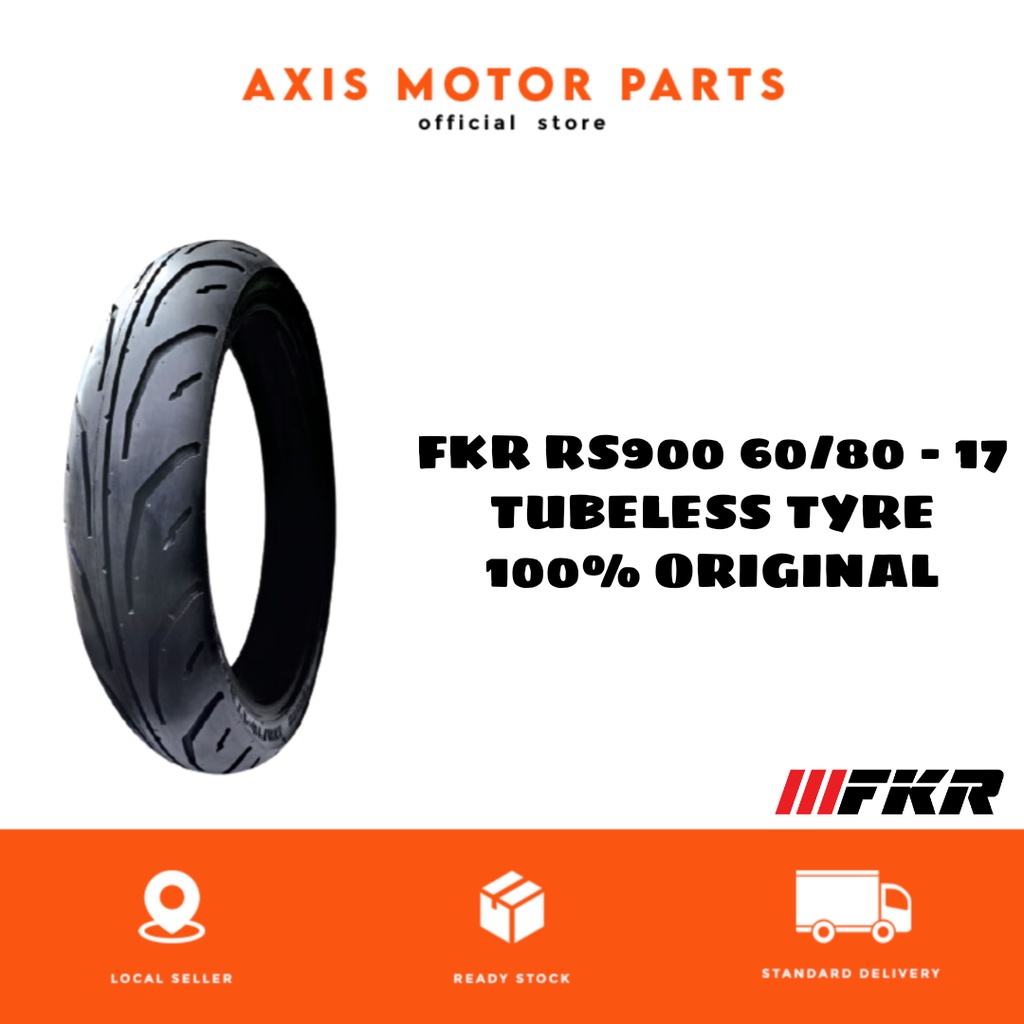 FKR RS900 60/80 - 17 TUBELESS TYRE 100% ORIGINAL | Shopee Malaysia