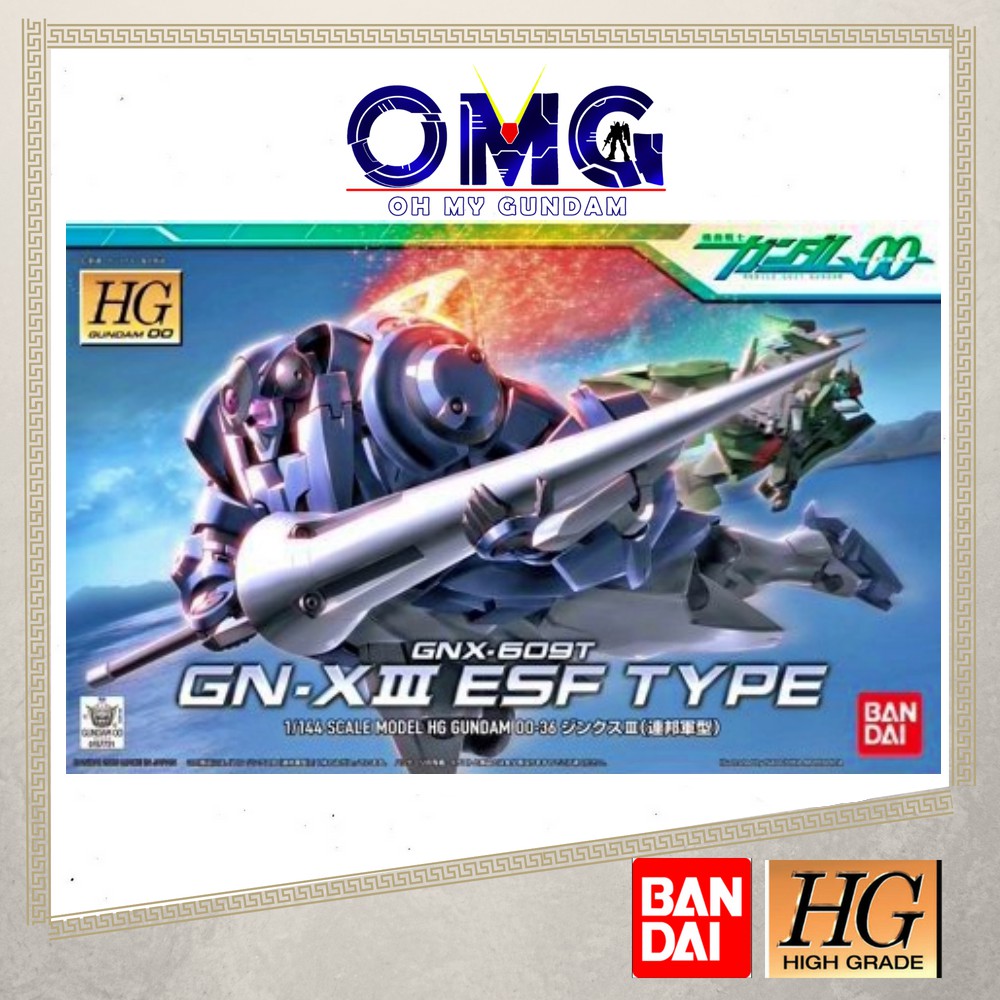 Bandai HG GN-X III ESF Earth Federation Type 57721 HG GNX3 ESF Earth ...