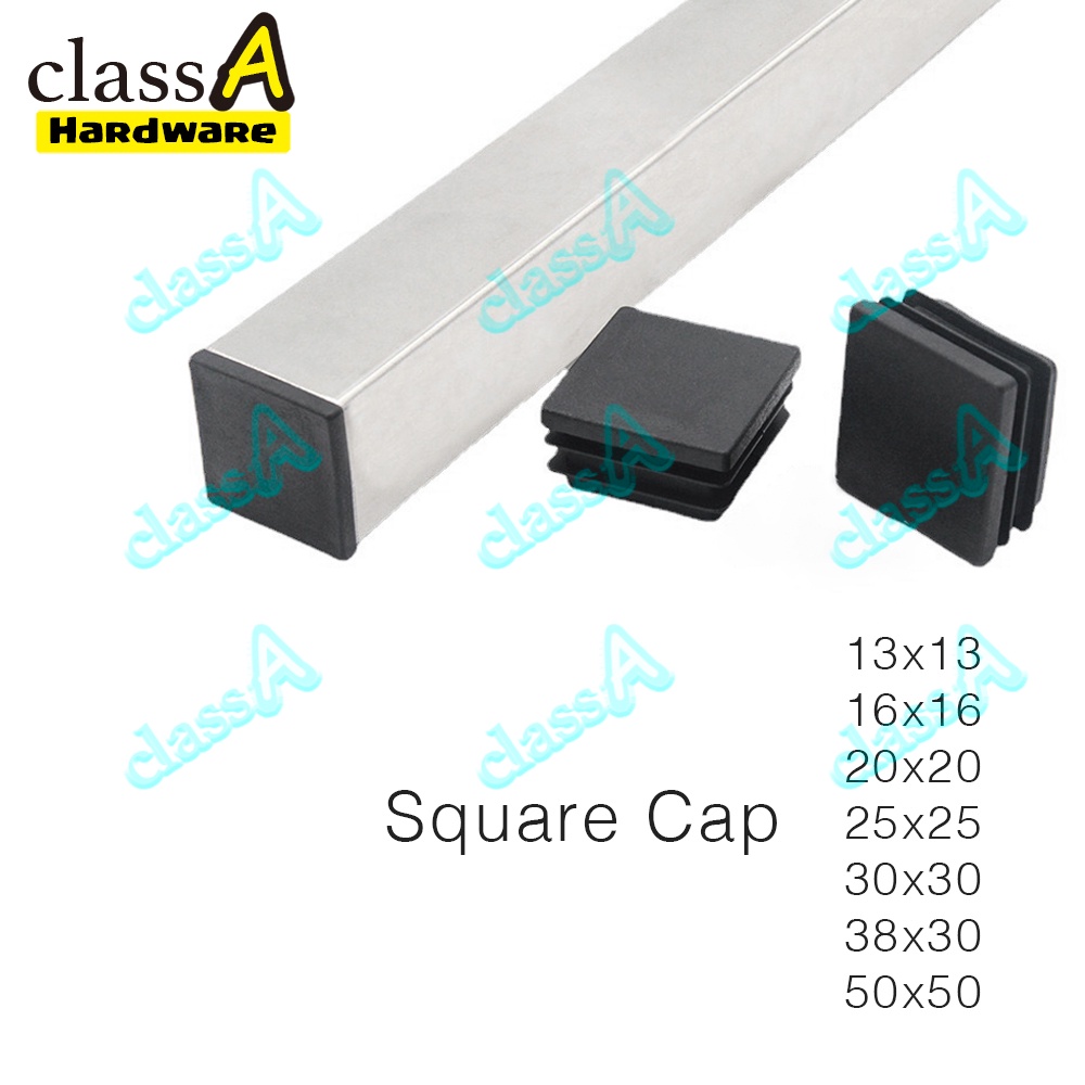 ClassAHW Square Round Rectangle Internal Rubber End Cap Cover PVC Cap ...
