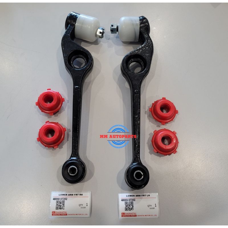 LOWER ARM DAIHATSU FRONT WITH ORIGINAL MARS SILICONE/SILICON CENTER ...