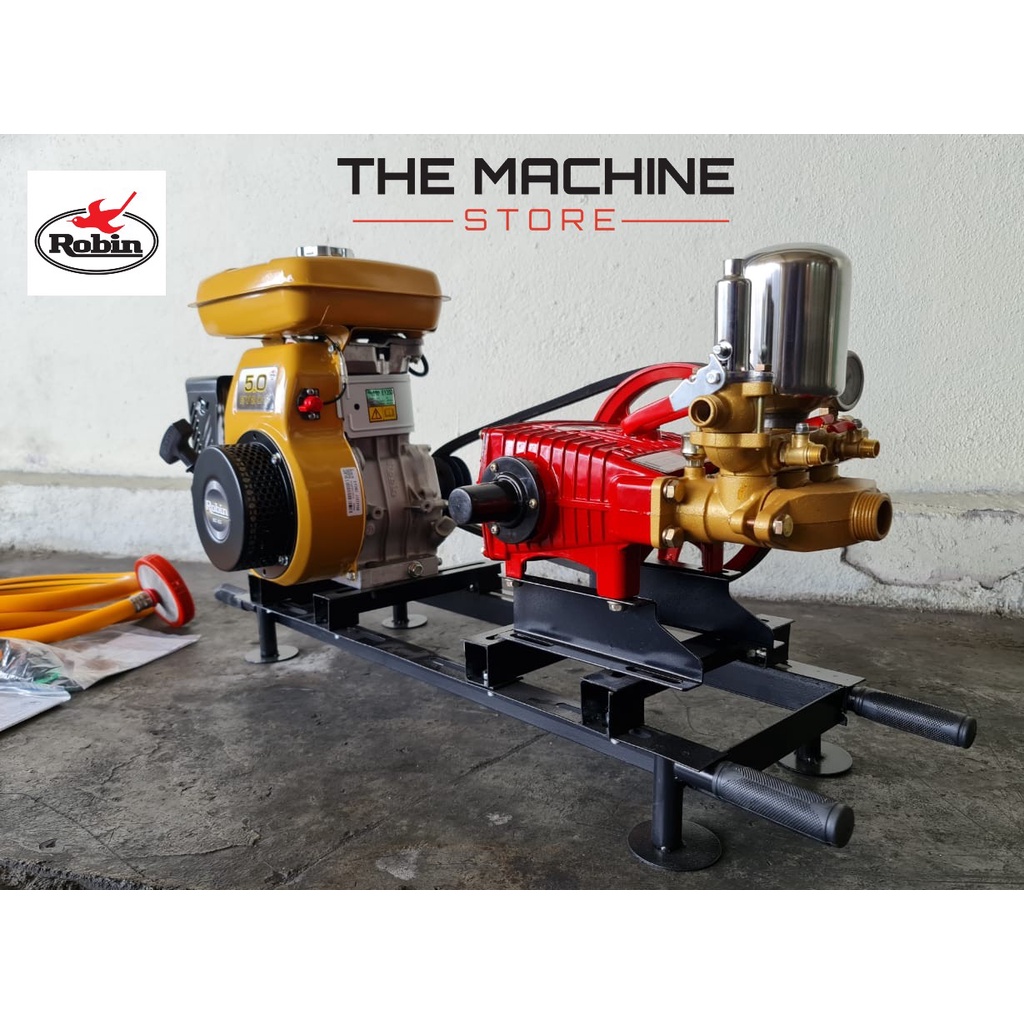 Robin Petrol Engine EY20 5 HP C/W Tideway Power Sprayer OK-30 Pam Racun ...