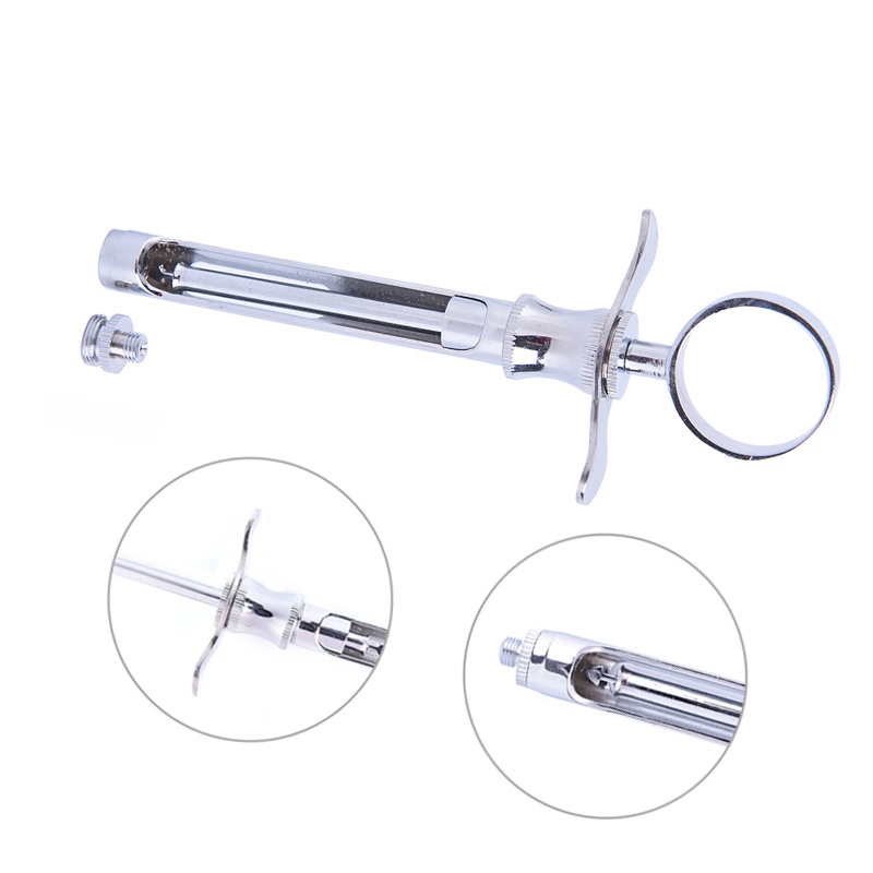 【dentalhome】Dental Syringe Aspirating Syringe Stainless Steel Dentistry ...