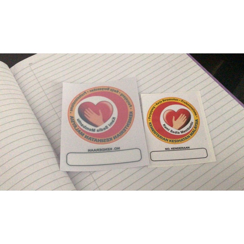 sticker kereta dan motor kkm | Shopee Malaysia