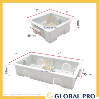 PVC 3”X 3”/3”X 7” Partition Box/Single Gang Partition Box For Electric ...