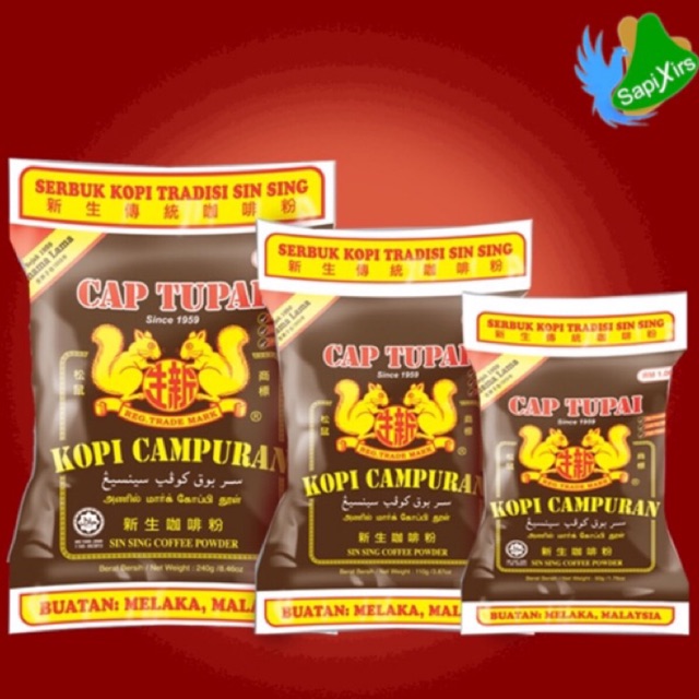 Sin Sing Coffee - Cap Tupai Kopi Campuran | Melaka Sin Sing Cap Tupai ...