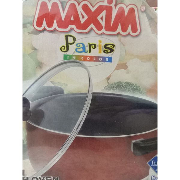 Cooking Pot Maxim 24 Dutch Oven with Glass Cover Maxim Paris in Color ...