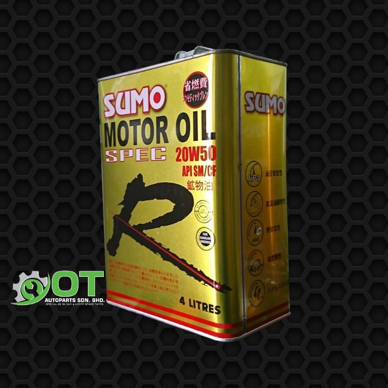 SUMO SPEC R MOTOR OIL 20W50 SM/CF (4 LITRES) | Shopee Malaysia