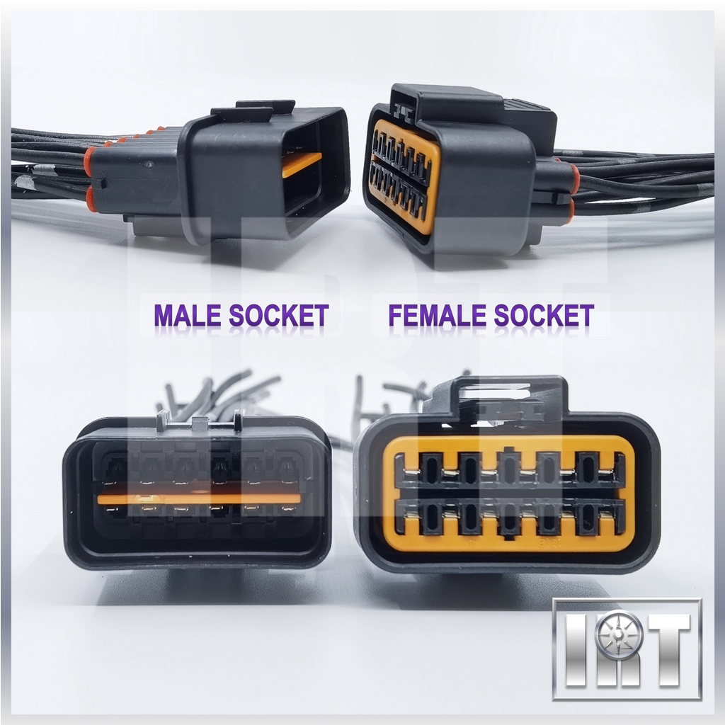 12 Pin Chassis Socket Gen2 Campro Engine Mitsubishi Lancer Evo GT 4G63 ...