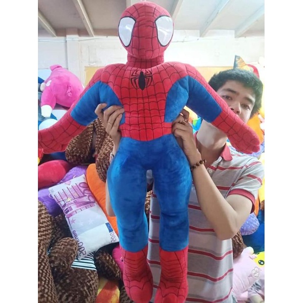 Spider-man superhero teddy bear and pillow | Shopee Malaysia