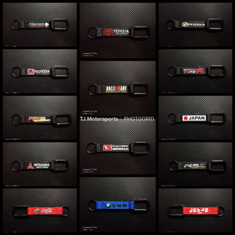 Keychain Clip Proton Perodua R3 Honda Type Toyota Mitsubishi Ralli Art ...