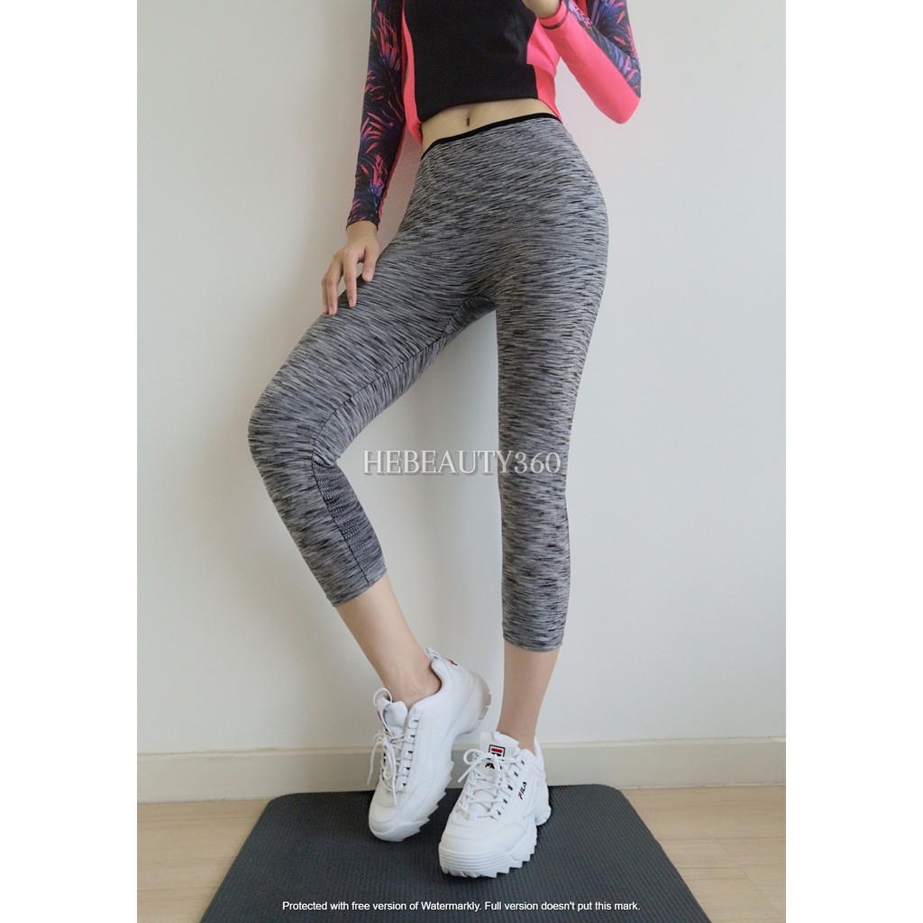 Grey Esempi Di Texture Capri Pants Crivit (UK) (READY STOCK) | Shopee ...