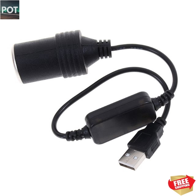 [LOCAL] 5V 2A Usb Port To 12v 8w Car Charger Lighter Socket Adapter Port | Shopee Malaysia