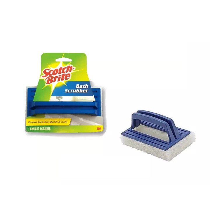 3M Scotch Brite 7723 Bath Scrubber Ceramic Tile Glass Door Fiberglass ...