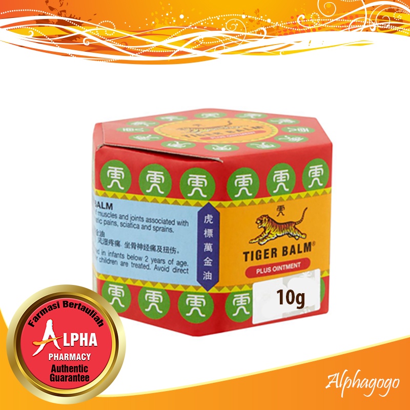 Tiger Balm Plus Ointment RED 10g | Shopee Malaysia
