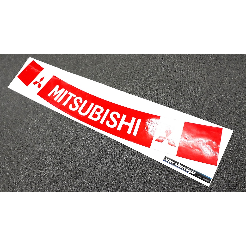MITSUBISHI - front windscreen sticker (JDM style) | Shopee Malaysia