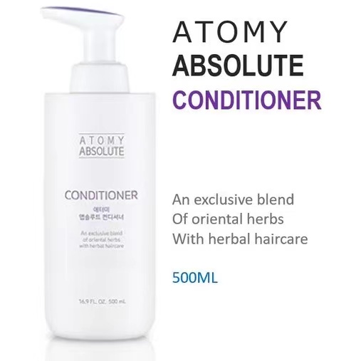 Atomy Absolute Shampoo (500ml), Conditioner(500ml), Treatment (200ml ...