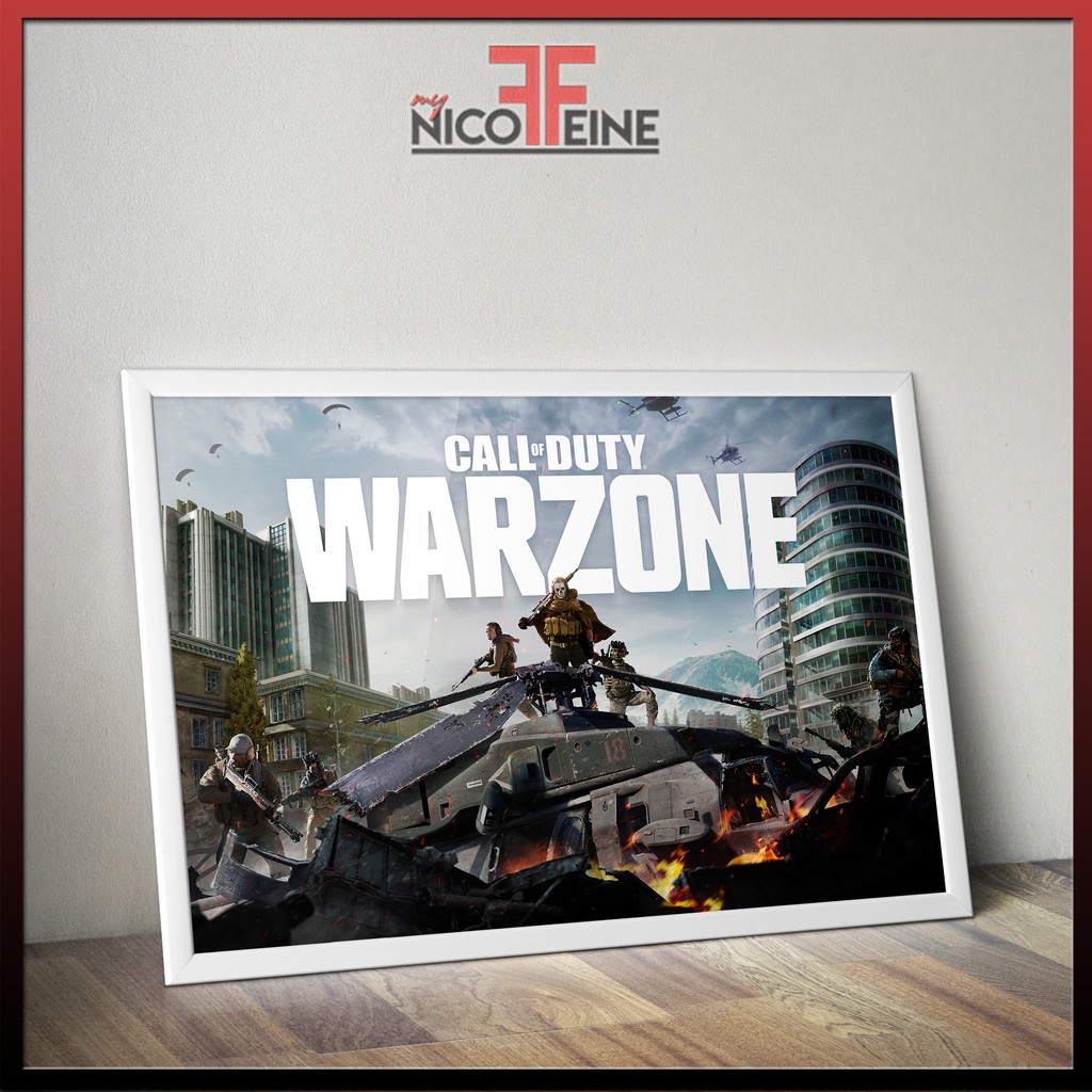 NEW Call of Duty Warzone Game Large Poster Print / Wall Art | Shopee ...
