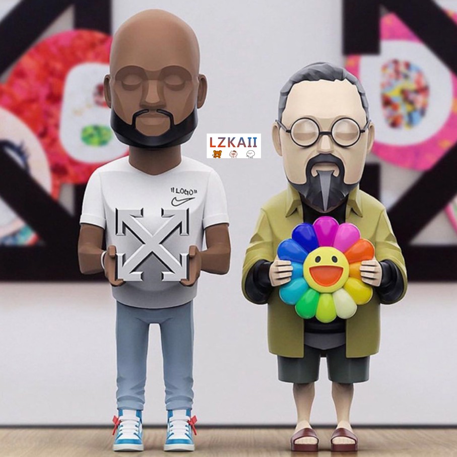 Kaws × OW × Sun Flower - Murakami Takashi & Kaws & Virgil Abloh 26-30 ...