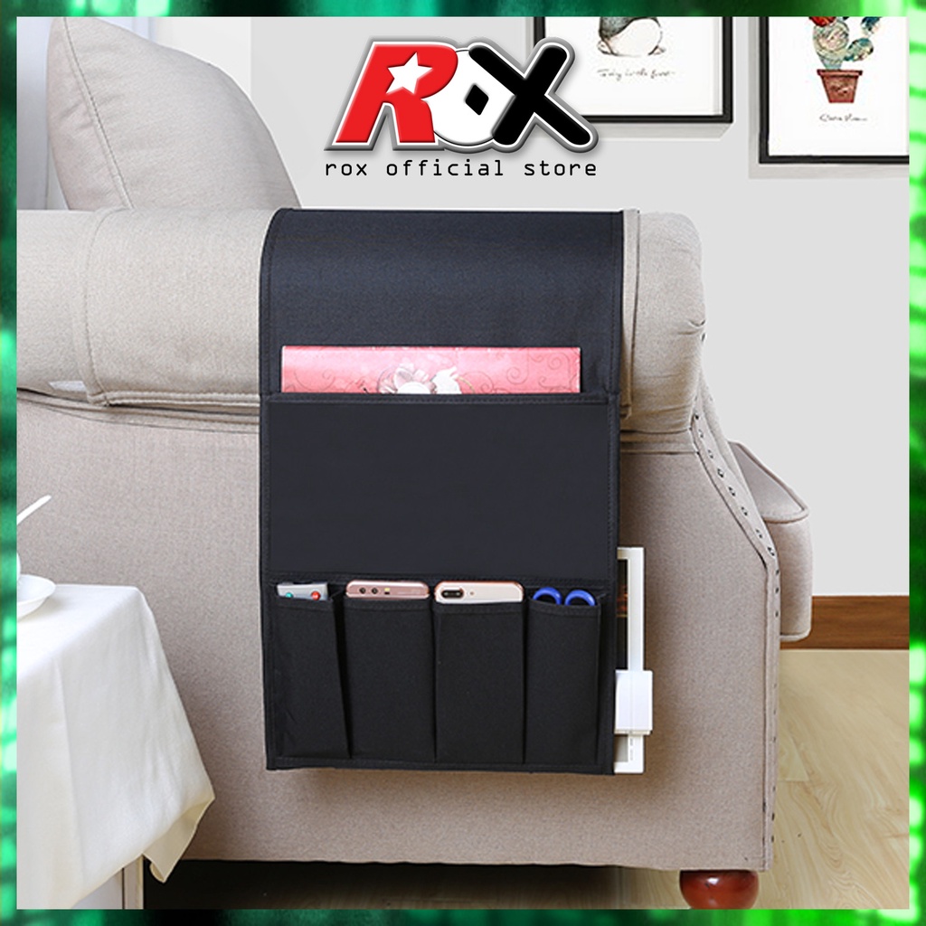 Sofa Remote Control Holder Pocket Storage Bag Remote Control Couch ...