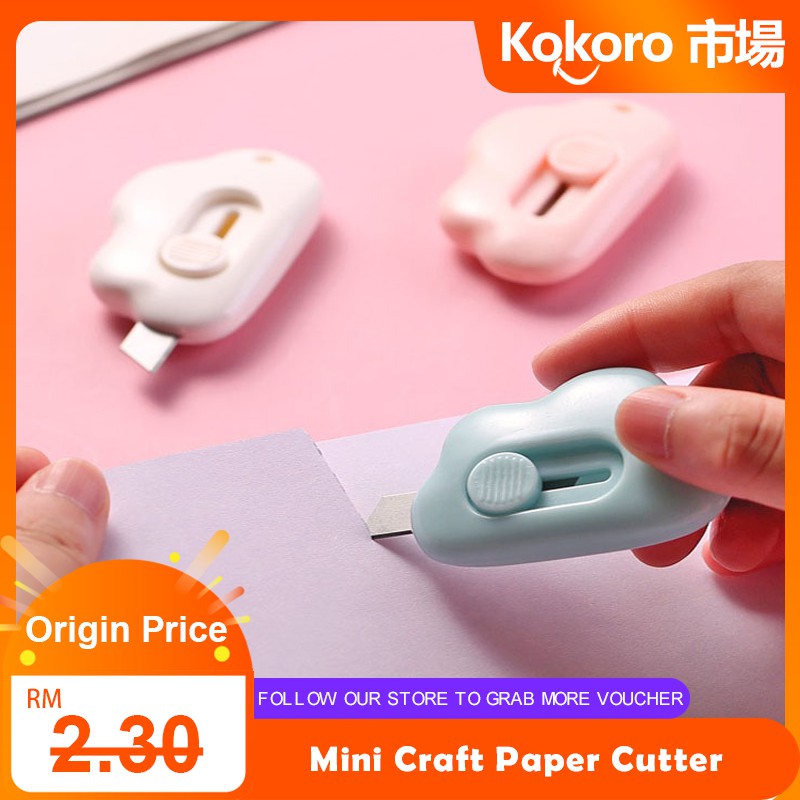 Kokoro - [Ready Stock] Cute Mini Craft Paper Cutter Unbox Cutter ...