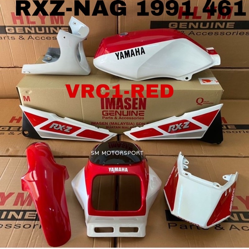 RXZ-BOSS BODY COVER SET NAG VRC1 RED/WHITE 461 100%ORIGANAL IMASEN ...