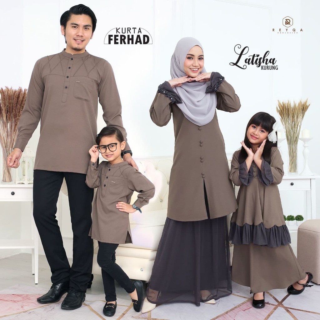 NEW YEAR SALE / KURUNG LATISHA & KURTA FERHAD SEDONDON IBU AYAH DAN ...