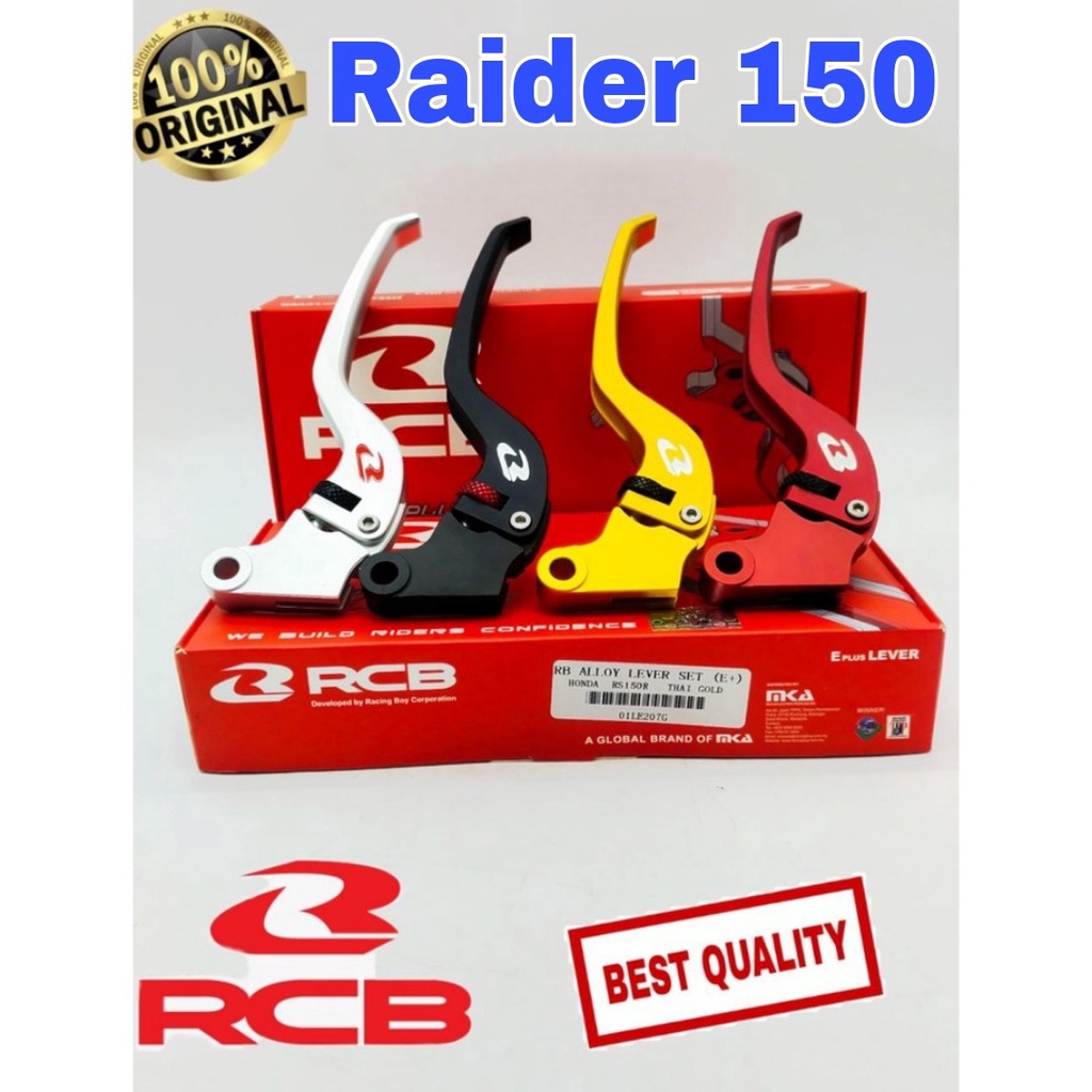 RCB Brake & Clutch Lever Set Suzuki Raider 150 New Alloy Racing Boy ...