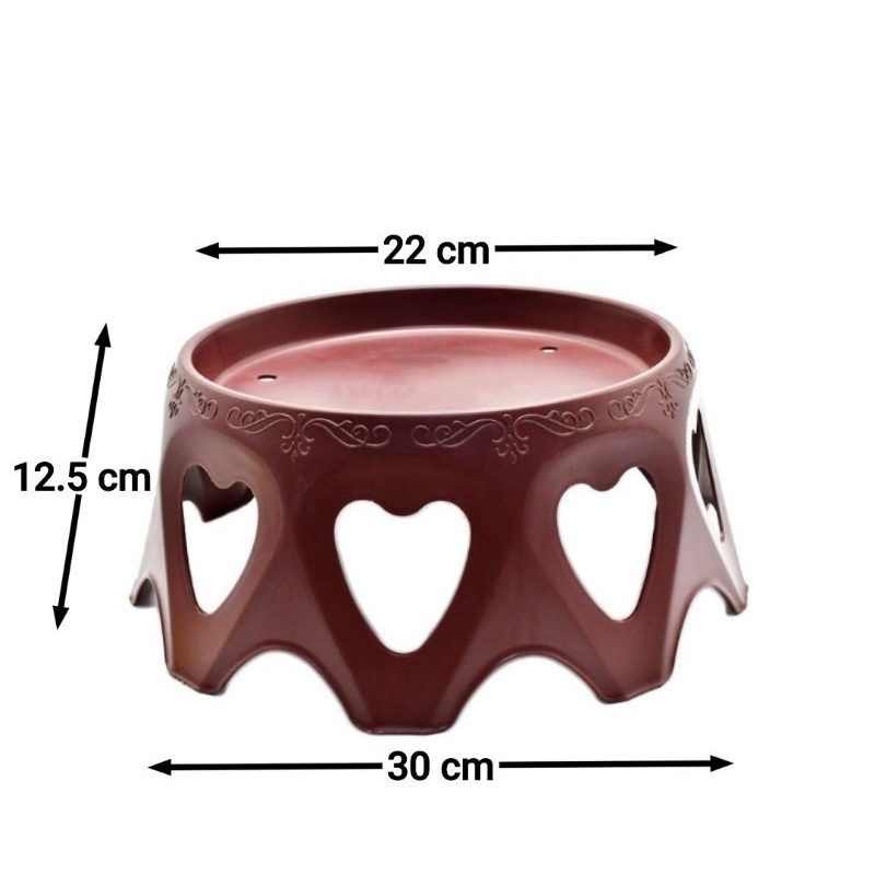 Plastic Pot Stand Pot Holder / Alas Pasu (22cm x 12.5cm & 20 cm x 19cm ...