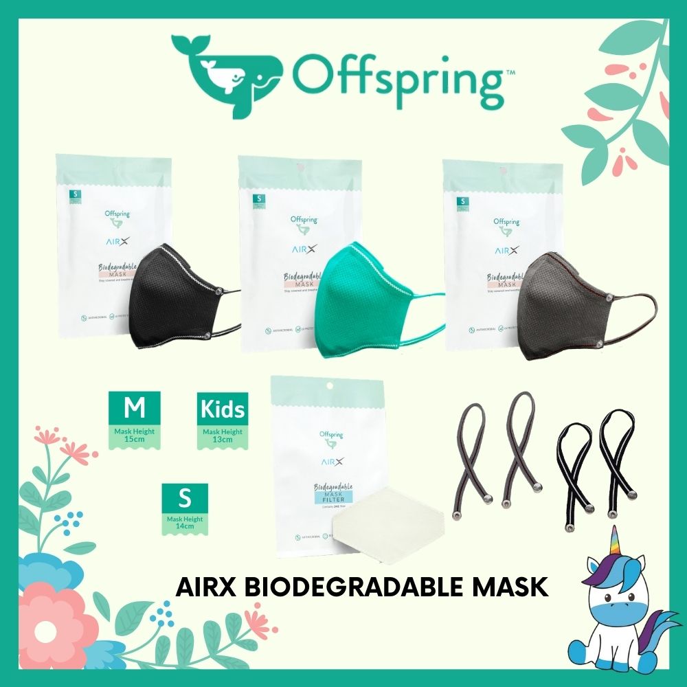 Offspring OFFSPRING AirX Biodegradable MASK|HUSHABUY | Shopee Malaysia
