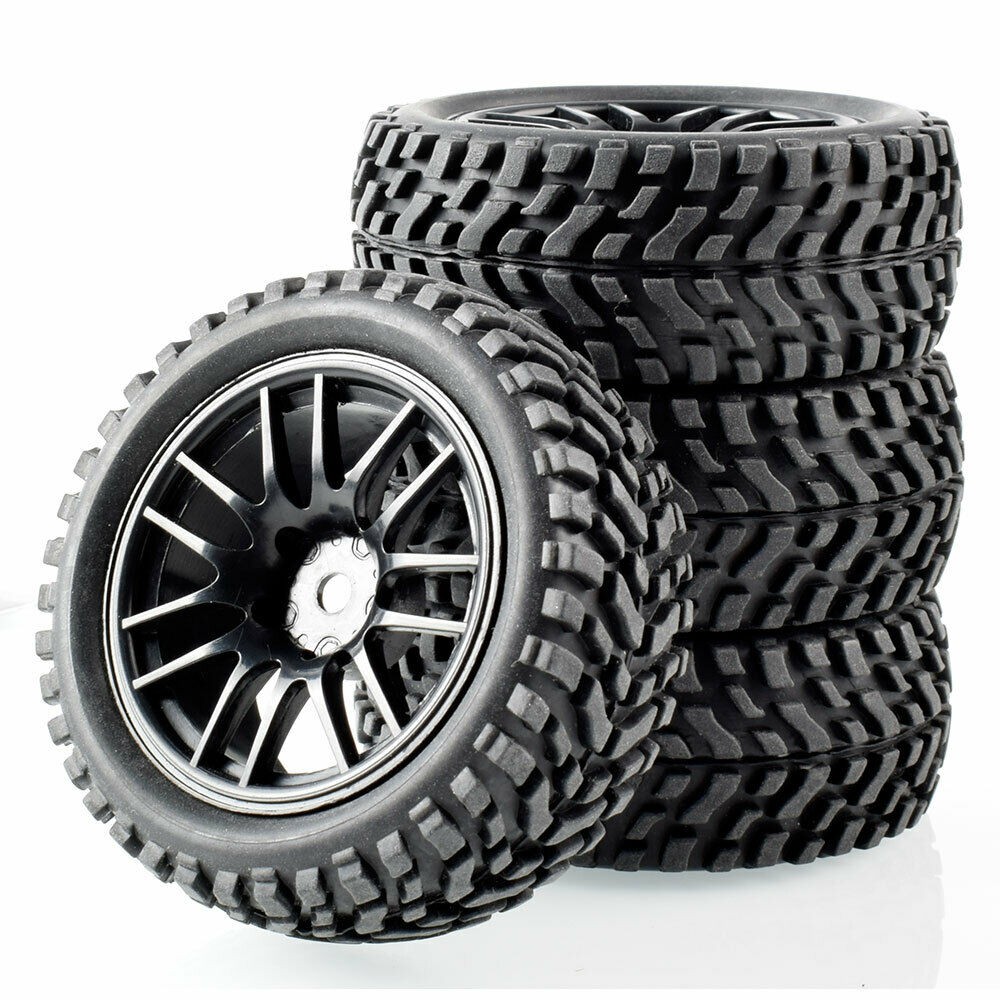 RC Pull Rally 1:10 Car On Road &1:16 Off-Road Wheel Rim & Tyre Tires ...