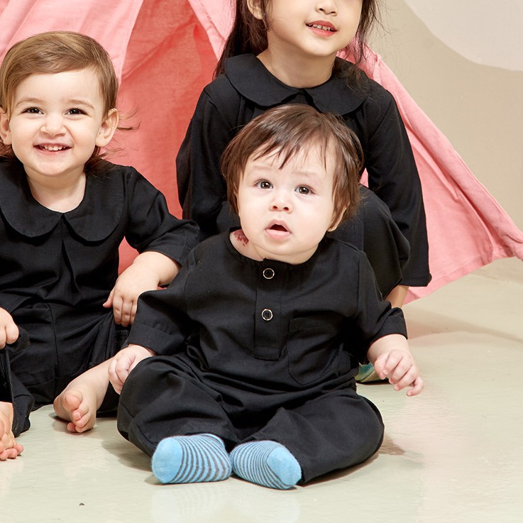 Baju Raya By Laboo Set Family Sedondon 15 Warna - Black/Hitam | Shopee ...
