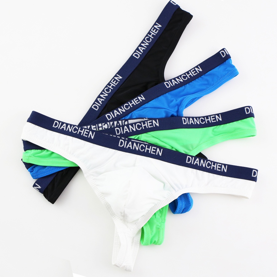 Men's Sexy Underwear Low Waist Bulge Pouch G-String T-Back Thongs Jockstrap Briefs | Shopee Malaysia