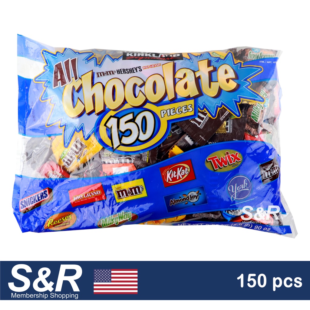 Kirkland Signatures All Chocolates 150pcs | Shopee Malaysia