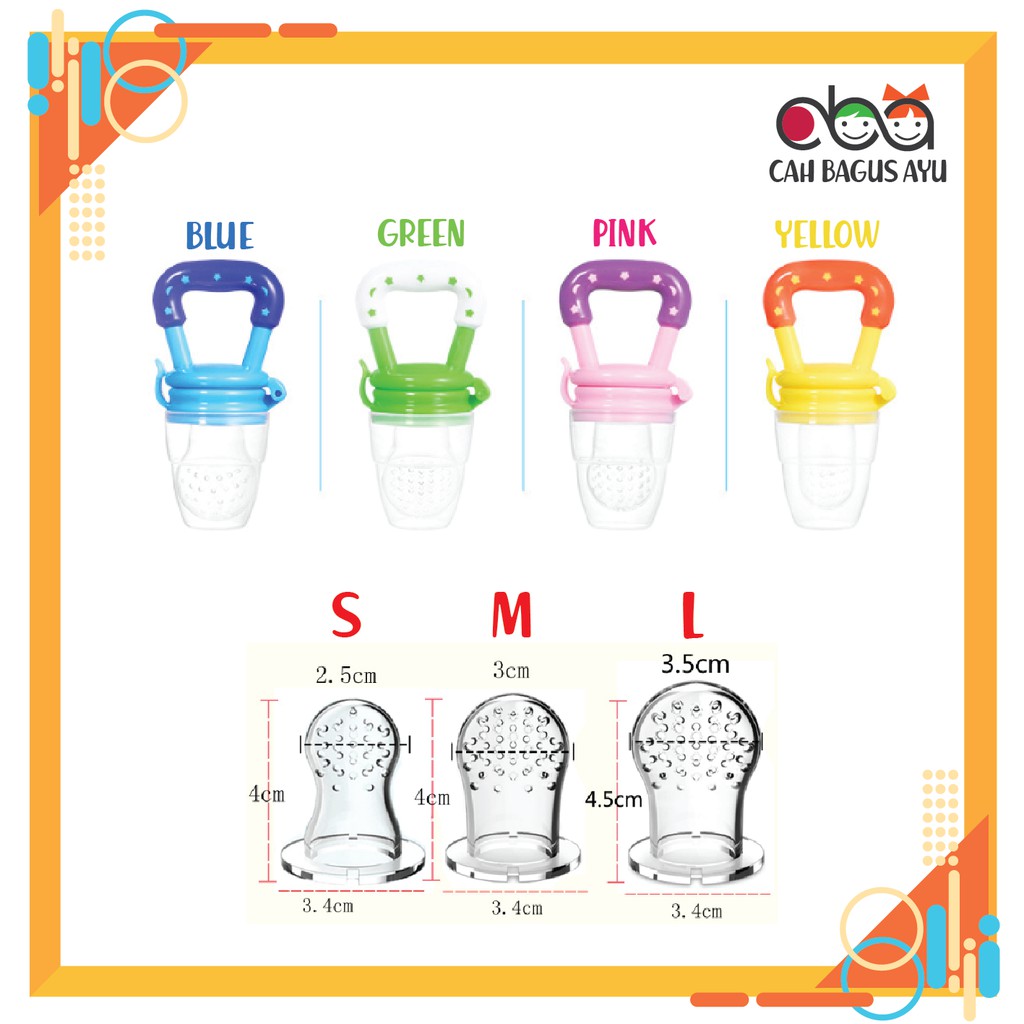 Baby Fruit & Food Feeder Baby Fruit Pacifier | Shopee Malaysia
