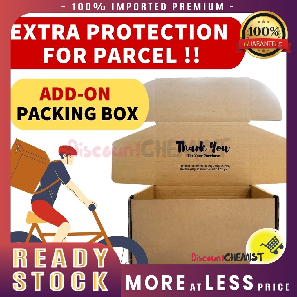 ADD ON - Extra Additional Carton Box Packaging For Parcel Thicker and ...