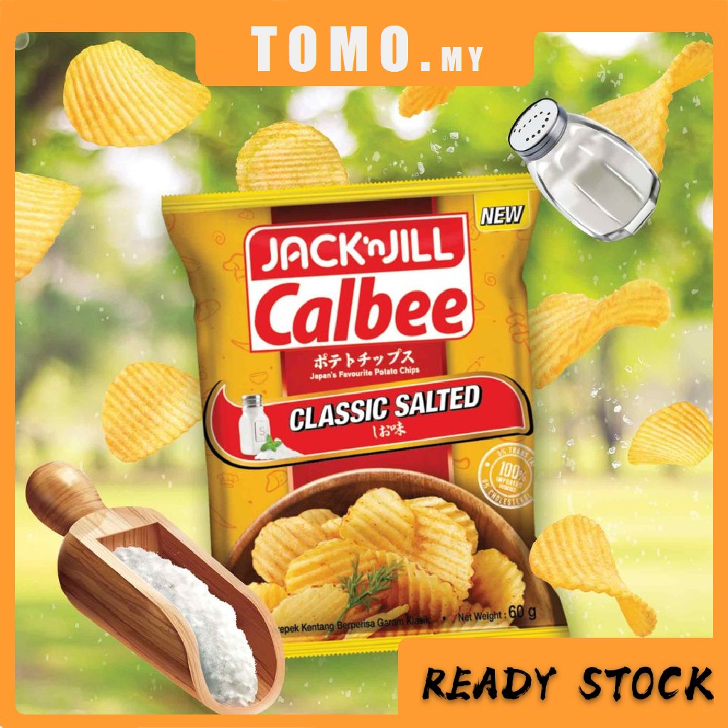 【HALAL】Jack ‘n Jill Calbee Potato Chips (60g) Japanese Favourite potata ...