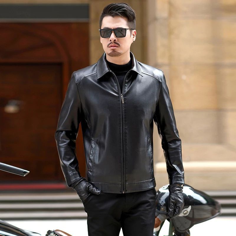 100% Garut Men's Lambskin Jacket, Garut Premium Synthetic Leather ...