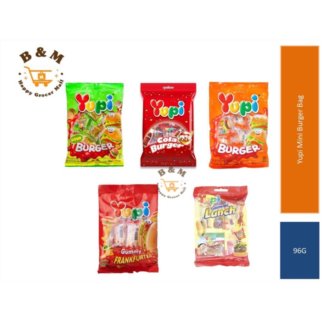 Yupi Mini Burger Bag 96g | Shopee Malaysia Yupi Mini Burger Bag 96g | Shopee Malaysia