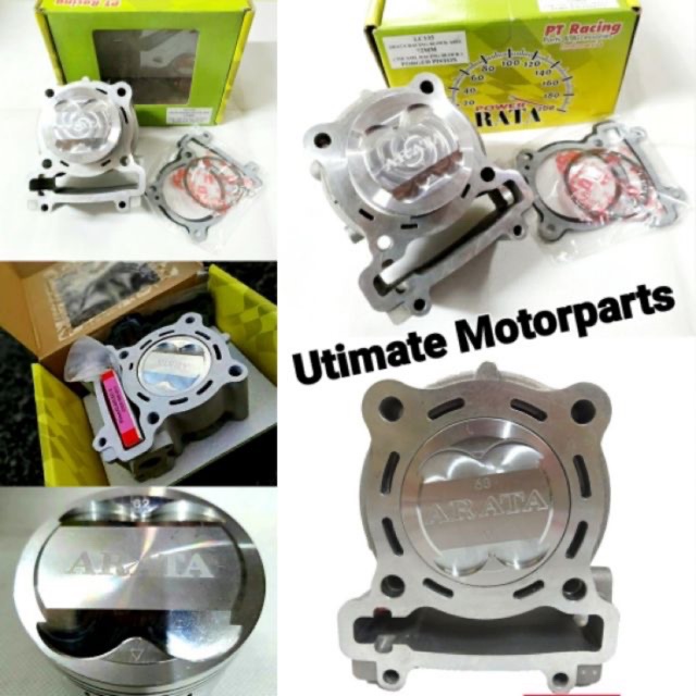 LC135/Y15ZR Racing Block 67mm/70mm/72mm (ARATA) With Forged Piston ...