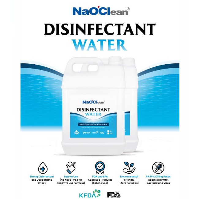 NaOCI Disinfectant Water, Neutral Electrolyzed Sodium Hypochrolite ...