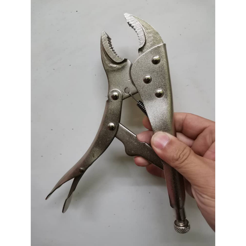 STEEL GRIP FASTENER TIGHTENING WRENCH JAW TOOL LOCKING PLIER 10INCH ...