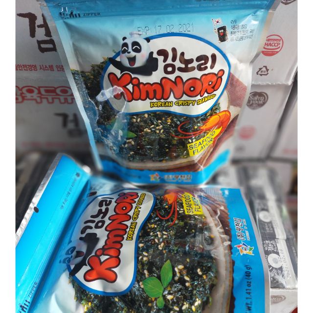 Kimnori instant algae seafood flavor 40g. | Shopee Malaysia