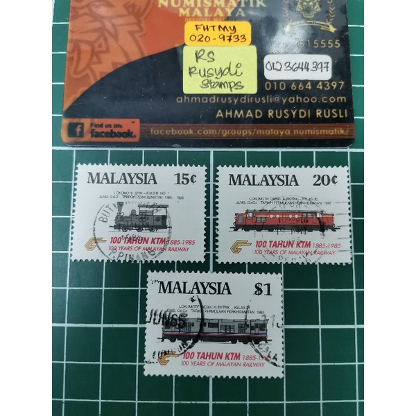Set Setem 100 Tahun KTM | Shopee Malaysia