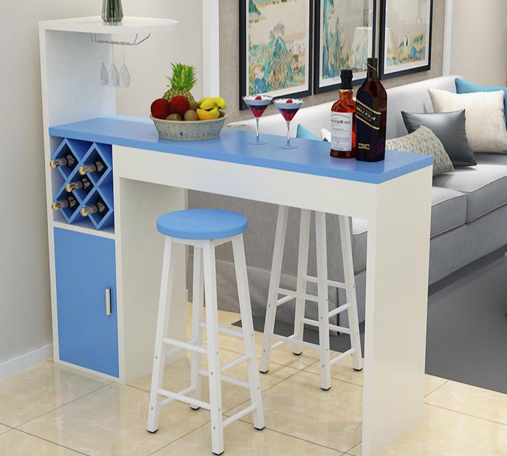 NEW Bar table Black Kabinet White Meja Bar Home Living Room Dining Room ...