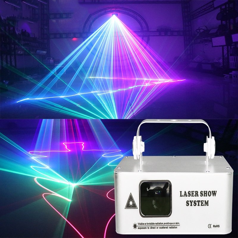 Single head full-color scanning laser, laser light, line laser, party ...