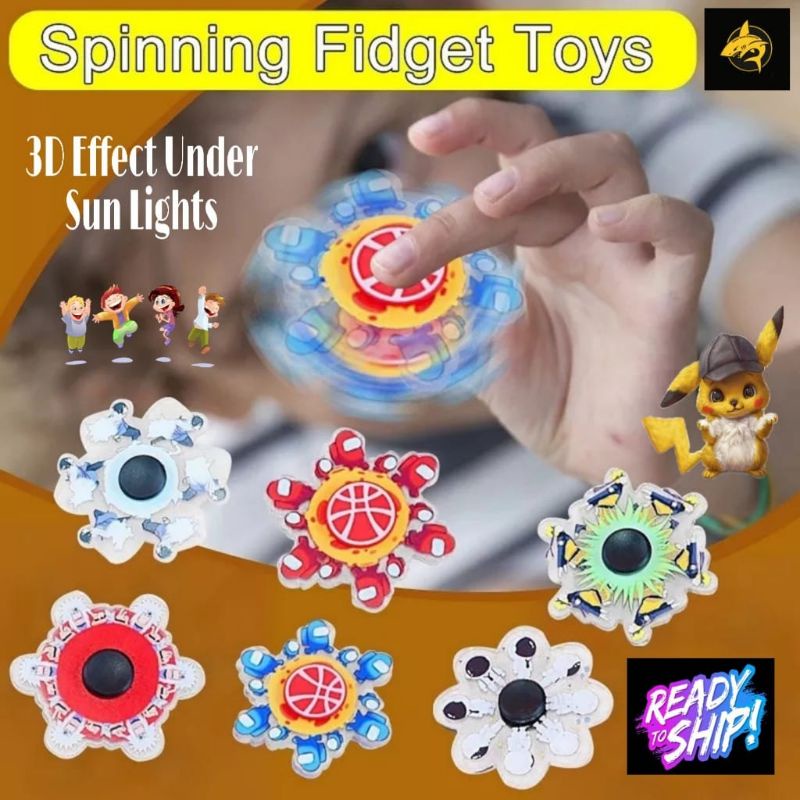 New Running Fidget Hand Spinner Fidget Spinner 3D Dynamic Gyro Dynamic ...