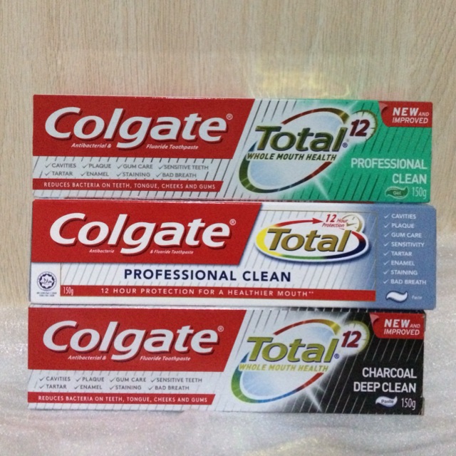 Colgate TOTAL PASTA ANTIBACTERIAL & FLOURIDE TOOTHPASTE Dental From 150 ...