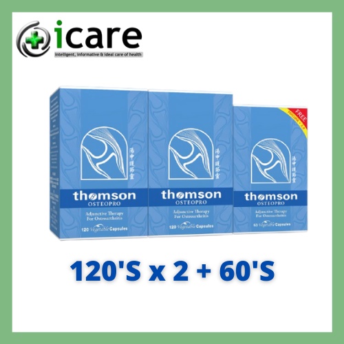 THOMSON OSTEOPRO 120'S X 2 FOC 60'S VEGETABLE CAPSULES ( EXP DATE : 11/ ...